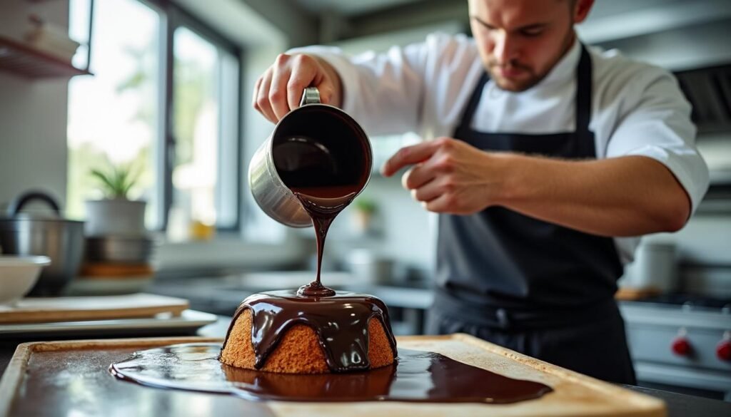 Comment réussir son nappage au chocolat ? - chocolat.guide